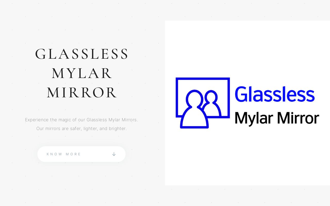 Glassless Mylar Mirror